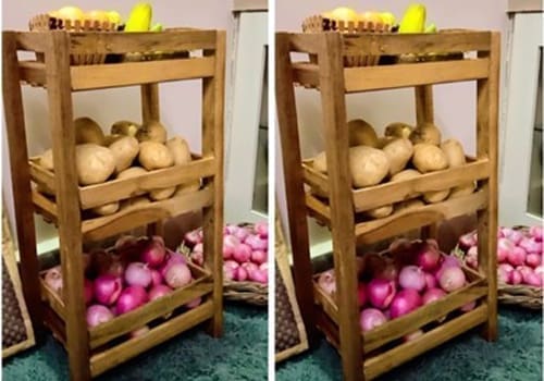 DIY Corner Vegetable Storage Bin - Self Sufficient Projects