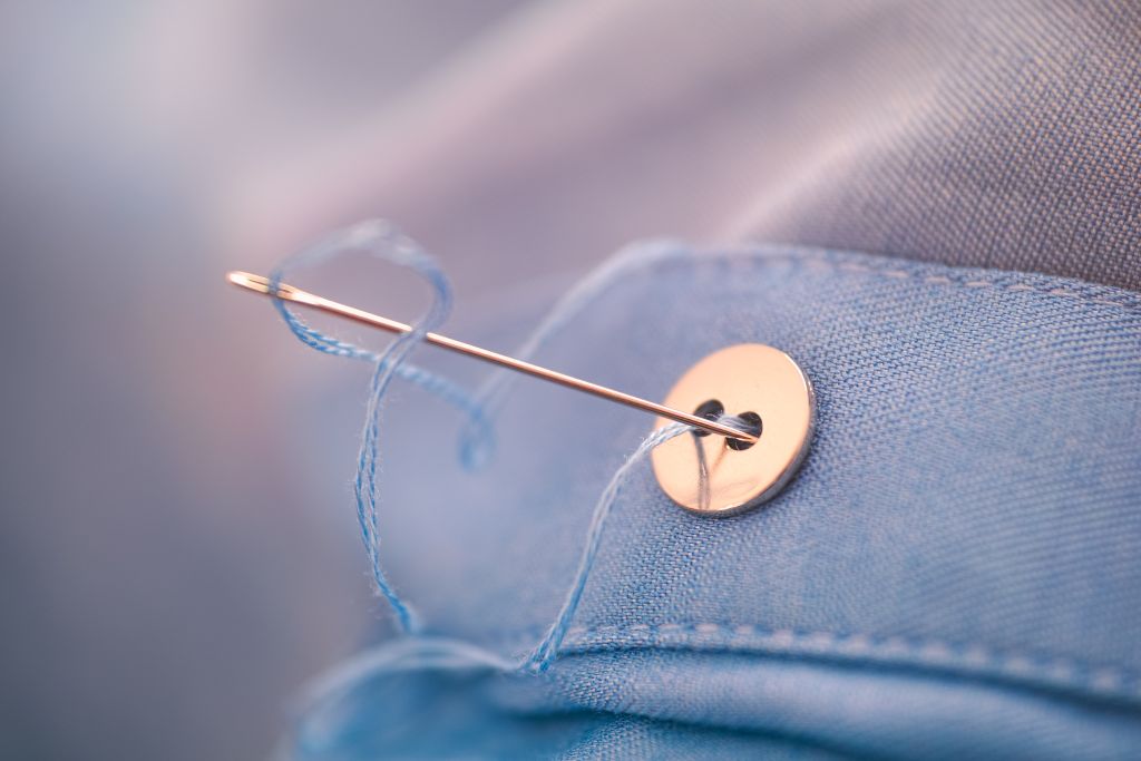 How to Sew a Button (and Why You Should Learn It) - Self Sufficient ...