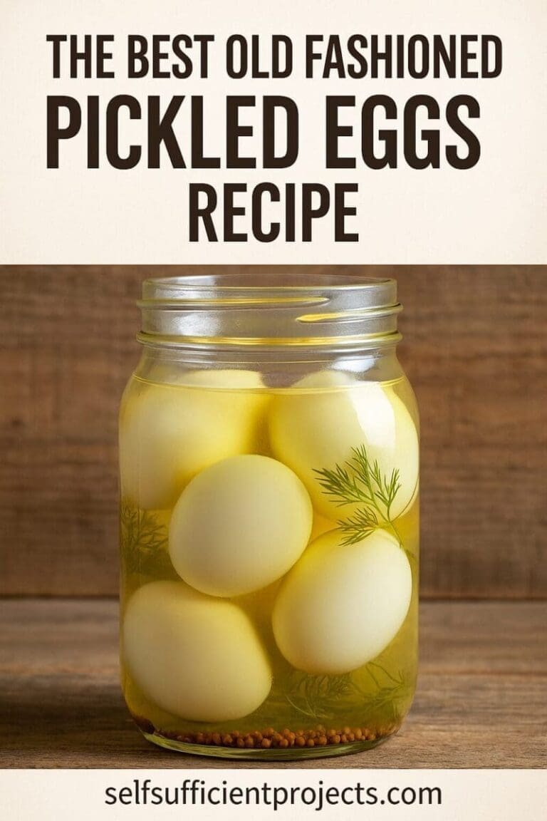 The Best Old Fashioned Pickled Eggs Recipe - Self Sufficient Projects
